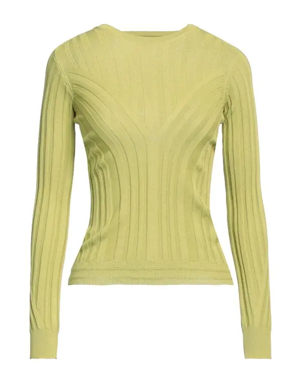 High Knitted Sweater - Green