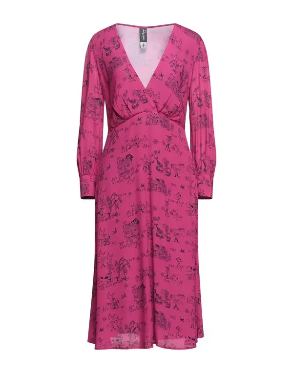OTTOD'AME Midi Flared Dress