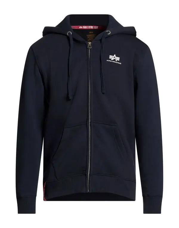 Alpha Industries Full Zip Hoodie - Navy