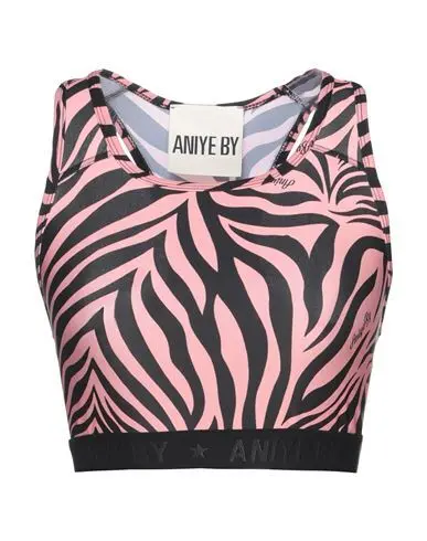ANIYE BY Zebra-print Crop Top - Pink