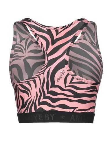 ANIYE BY Zebra-print Crop Top - Pink