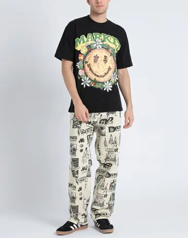 MARKET X Smiley Smiley Decomposition T-shirt T-shirt Size Cotton
