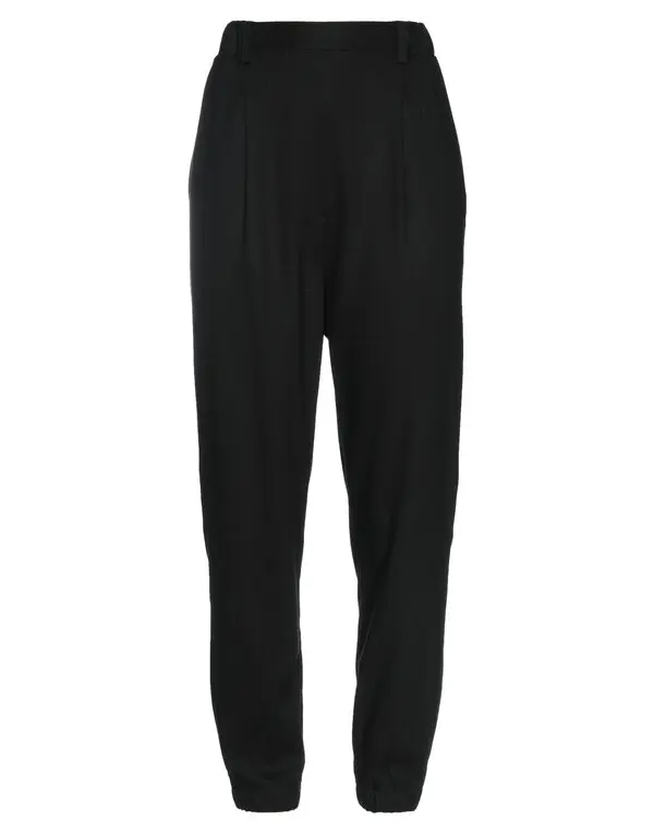SOALLURE Tapered Leg Trousers - Black