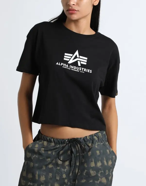 Alpha Industries Polyester T-shirt - Black
