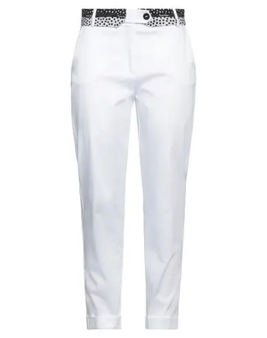 MANILA GRACE Tapered Chinos - White