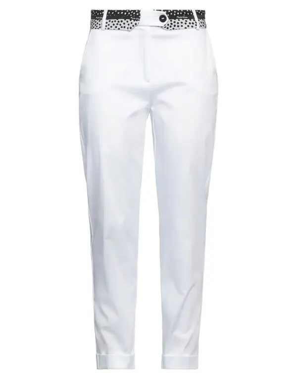 MANILA GRACE Tapered Chinos - White