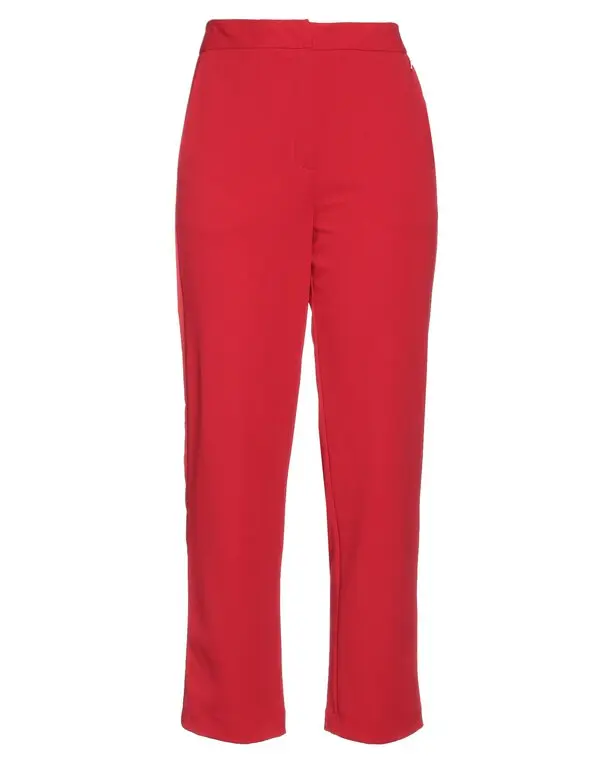Dixie Tapered Leg Trousers - Red