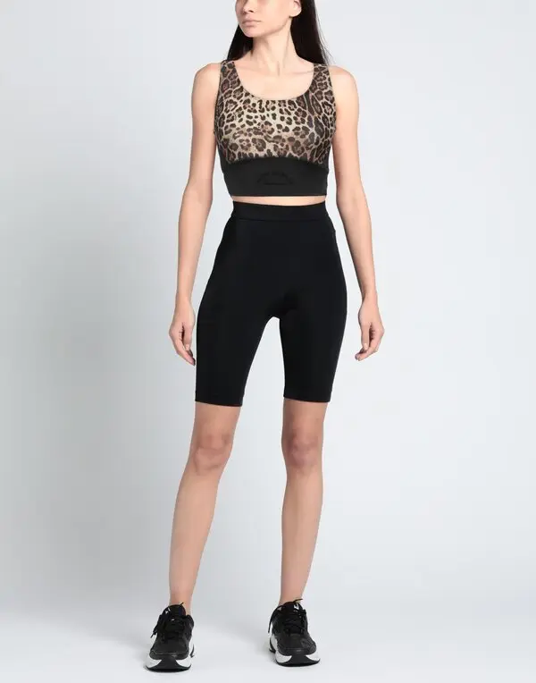 4GIVENESS Leopard-print Crop Top
