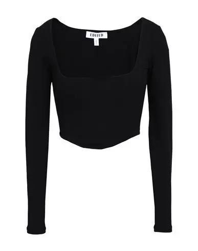 EDITED Long Sleeve Square Neck Crop Top