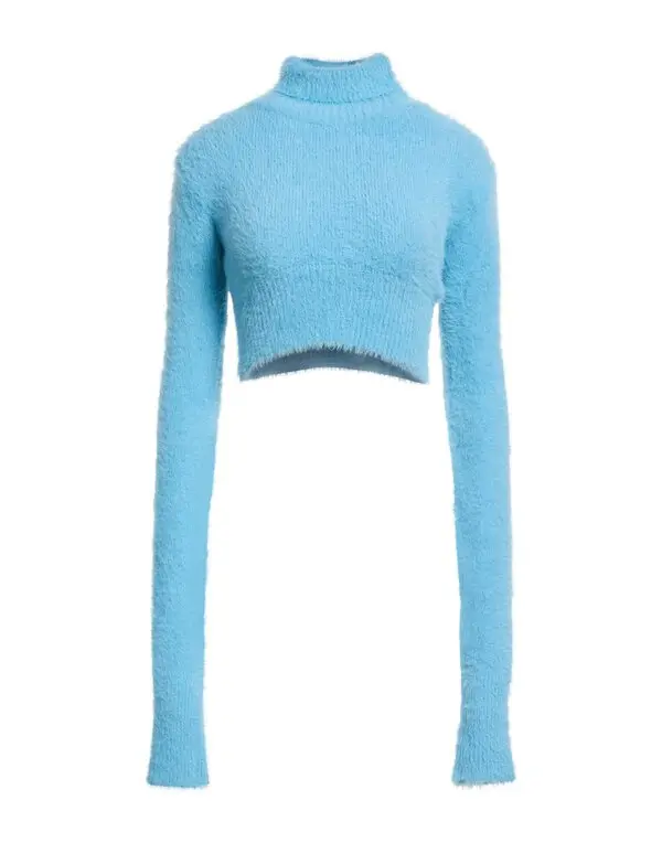 Faith Connexion Polyamide Turtleneck Cropped Sweater