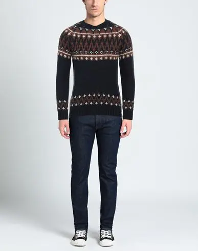 BROOKSFIELD Multicolor Patterned Sweater - Blue