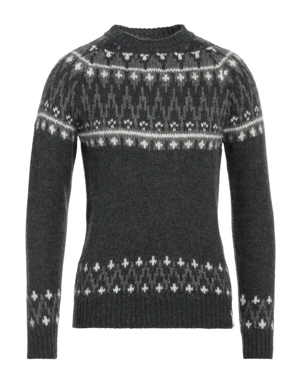 BROOKSFIELD Multicolor Patterned Sweater - Grey