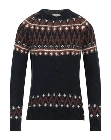 BROOKSFIELD Multicolor Patterned Sweater - Midnight Blue