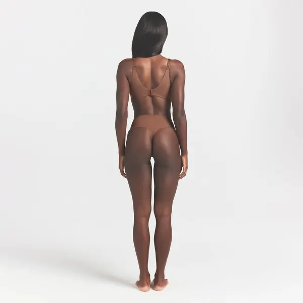 SKIMS High Waisted Thong | Light Neutral | Small | Smoothing Intimates - Jasper