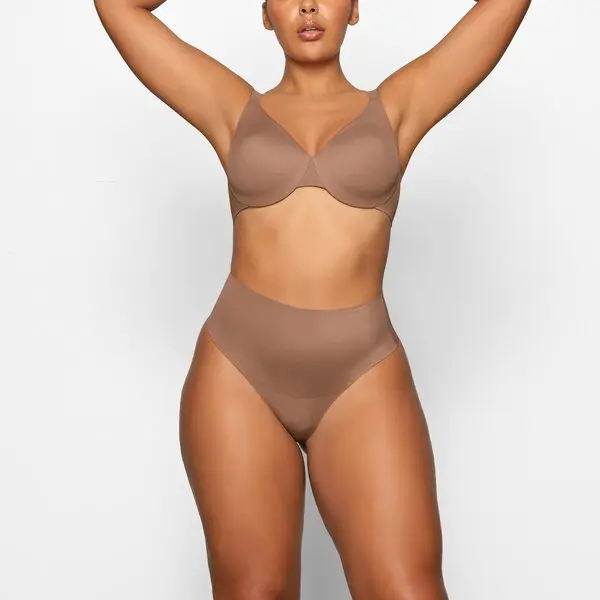 SKIMS Smoothing Intimates High Waisted Thong - Sienna