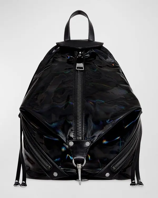 Rebecca Minkoff Julian Holographic Nylon Backpack. Amazon.com | Rebecca Minkoff Julian Nylon Backpack Grey One  main image 3