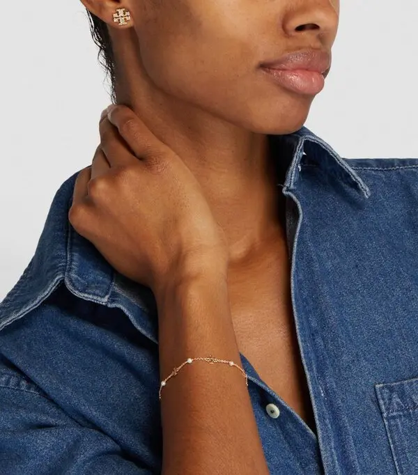 Tory Burch Embellished Kira Stud Earrings