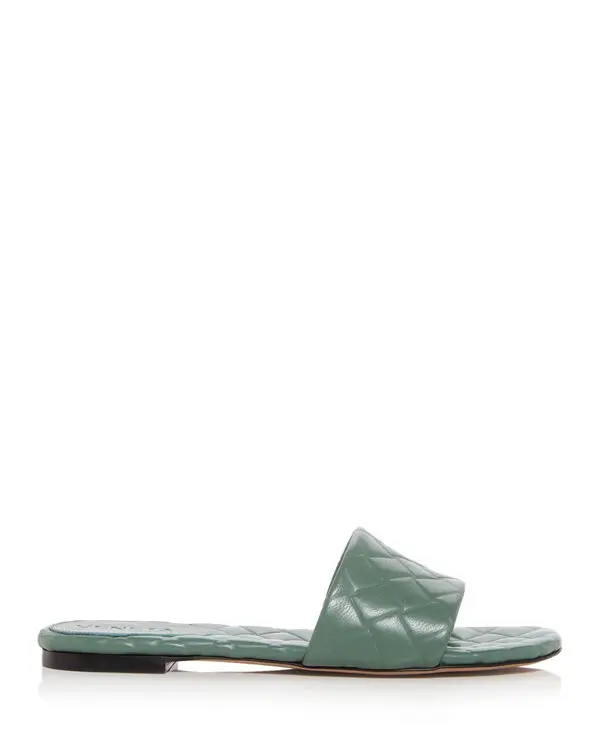 Bottega Veneta Amy Flat Mule Sandals