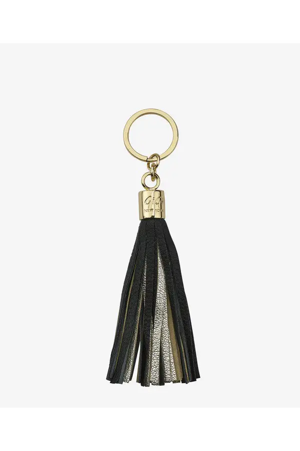 Gigi New York Tassel Key Chain - Natural