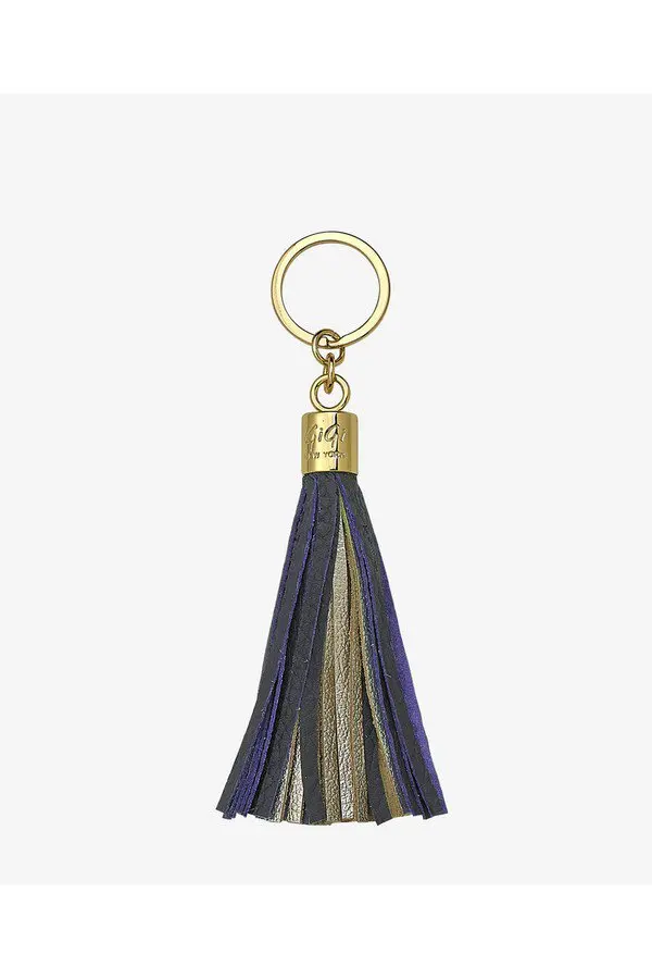 Gigi New York Tassel Key Chain - Natural