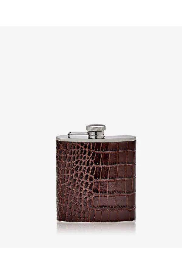 Gigi New York 6 Oz Flask - Natural