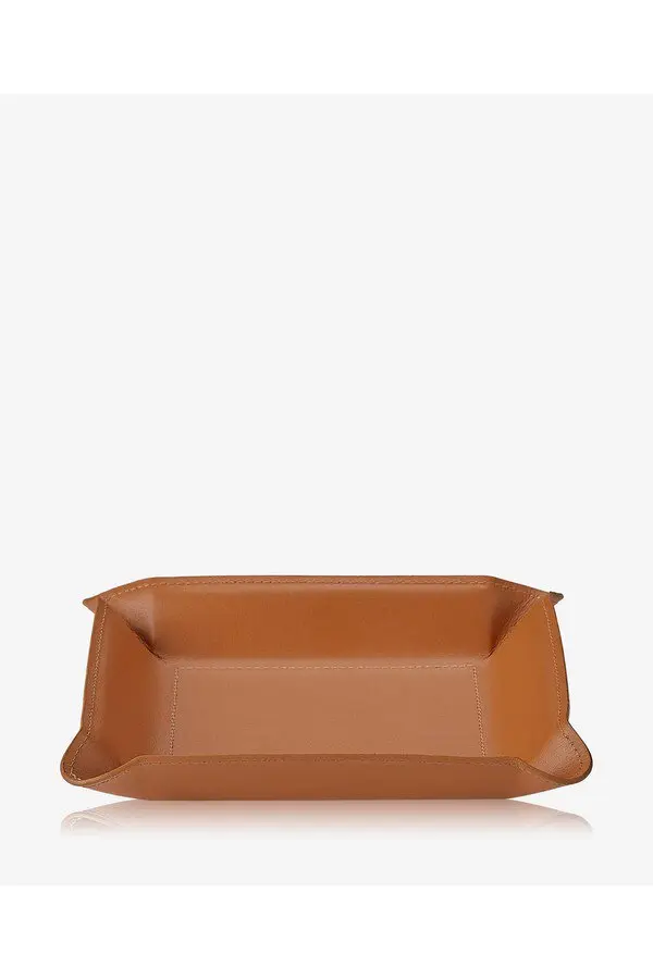 Gigi New York Leather Valet Tray - Natural