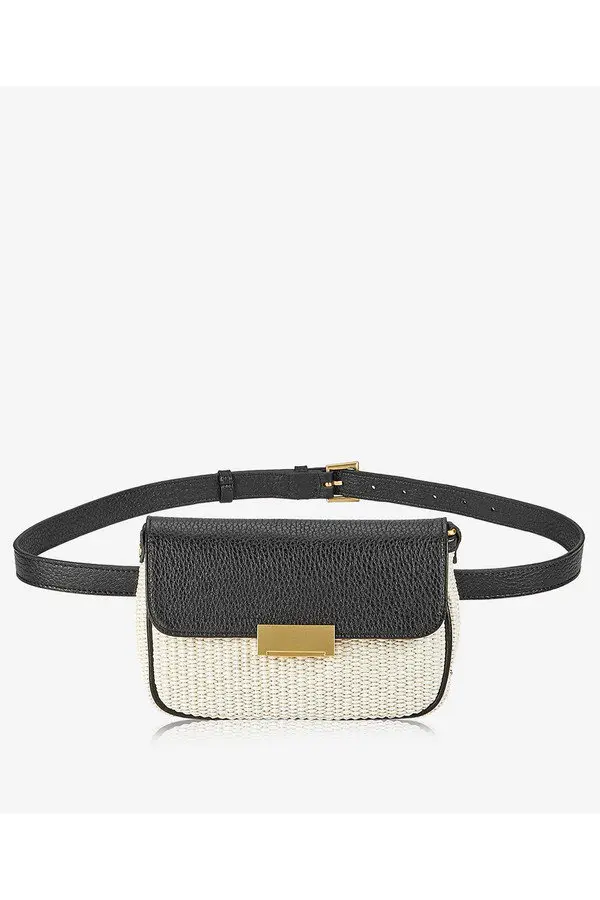 Gigi New York Carrie Crossbody Belt Bag - Natural