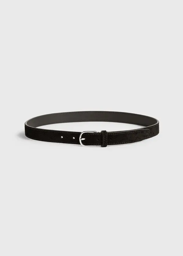 TOTEME Slim Suede Belt