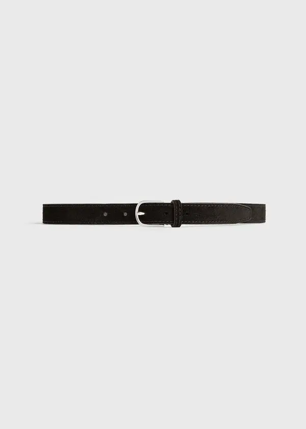 TOTEME Slim Suede Belt