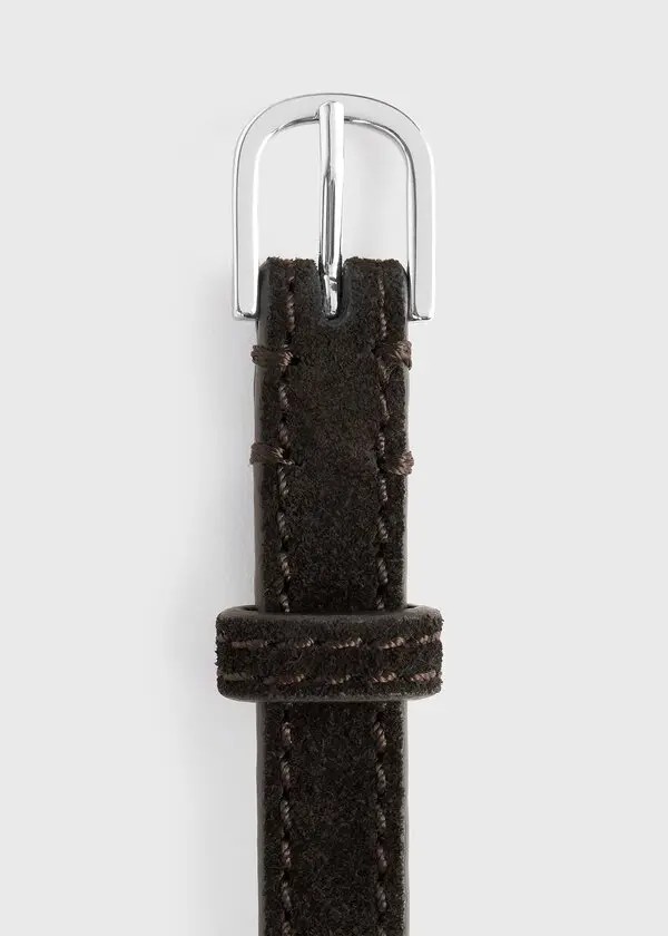TOTEME Thin Suede Belt