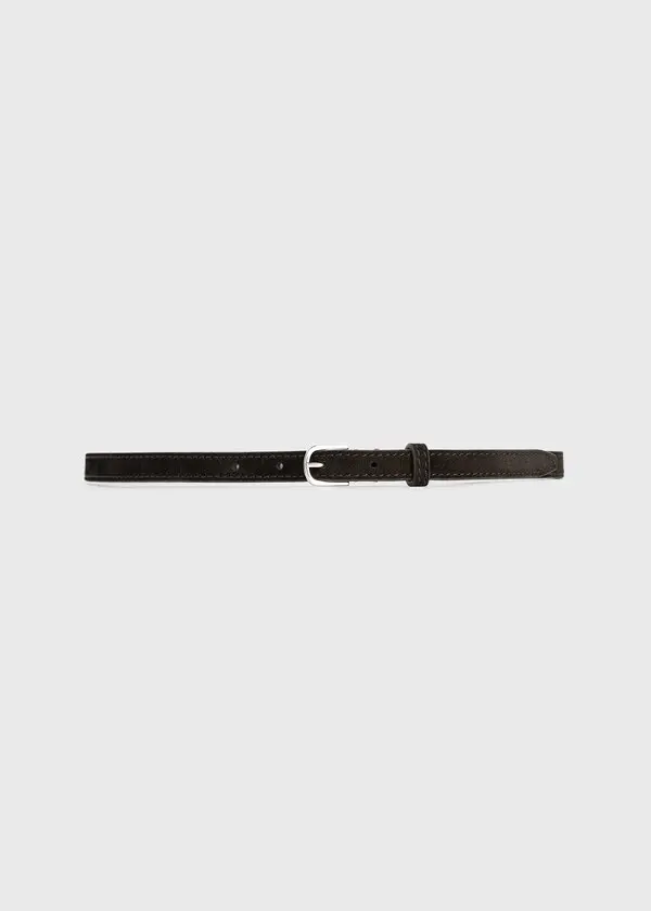 TOTEME Thin Suede Belt