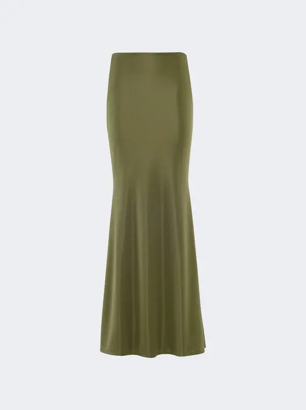 LA SEMAINE Maxi Skirt - Green