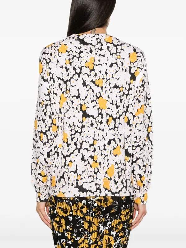 LANVIN Floral-print Cotton Sweatshirt
