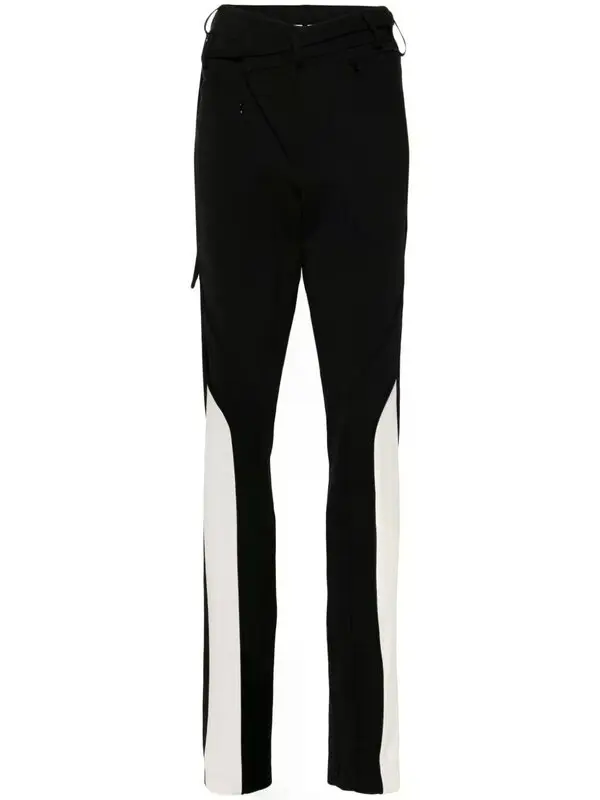 Ottolinger Asymmetric Straight-leg Trousers - Black