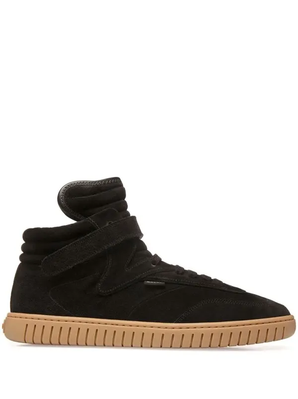 Bally Player Suede High-top Sneakers - Black