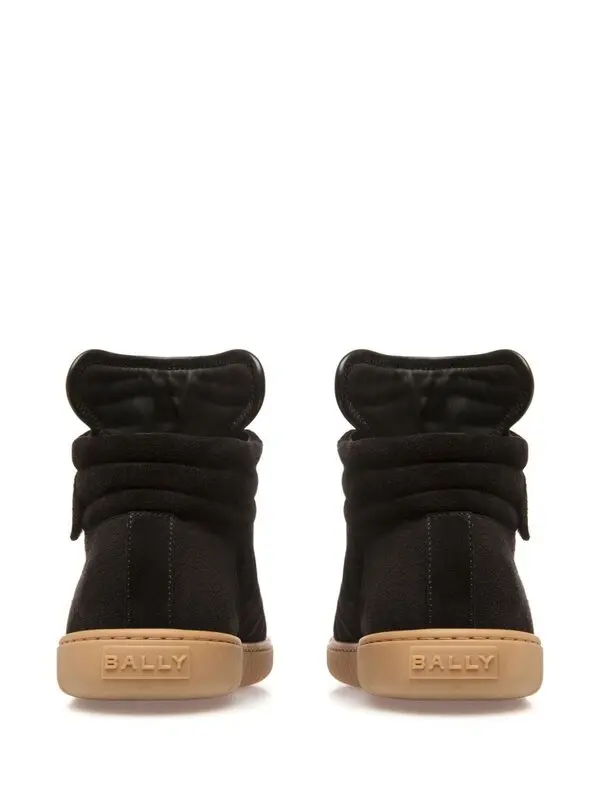 Bally Player Suede High-top Sneakers - Black