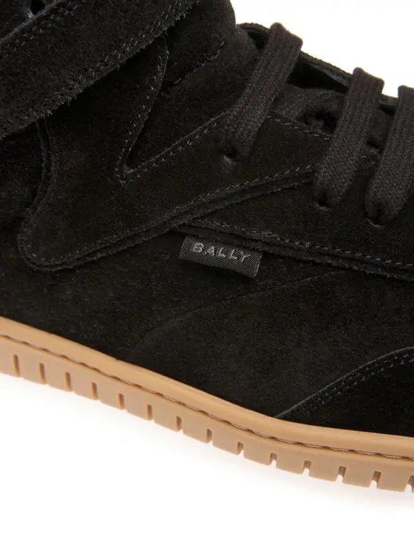 Bally Player Suede High-top Sneakers - Black