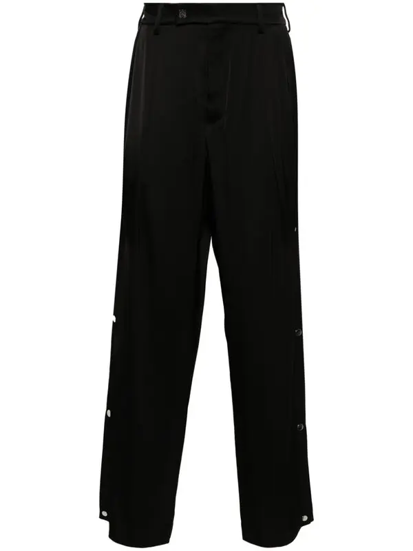 Amiri Logo-plaque Straight-leg Trousers