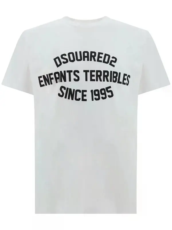 Dsquared2 Logo-print Cotton T-shirt - White