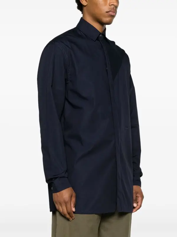A-COLD-WALL* Long-sleeve Cotton Shirt - Blue