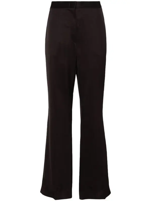 JIL SANDER Pressed-crease High-waisted Trousers