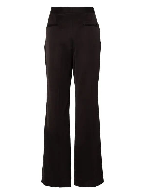 JIL SANDER Pressed-crease High-waisted Trousers
