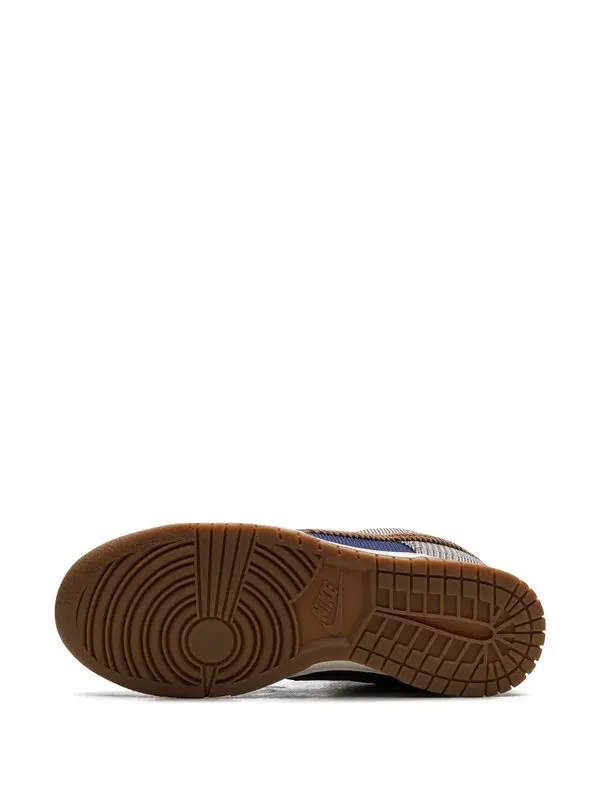 Nike Dunk Low Tweed Corduroy Sneakers - Blue