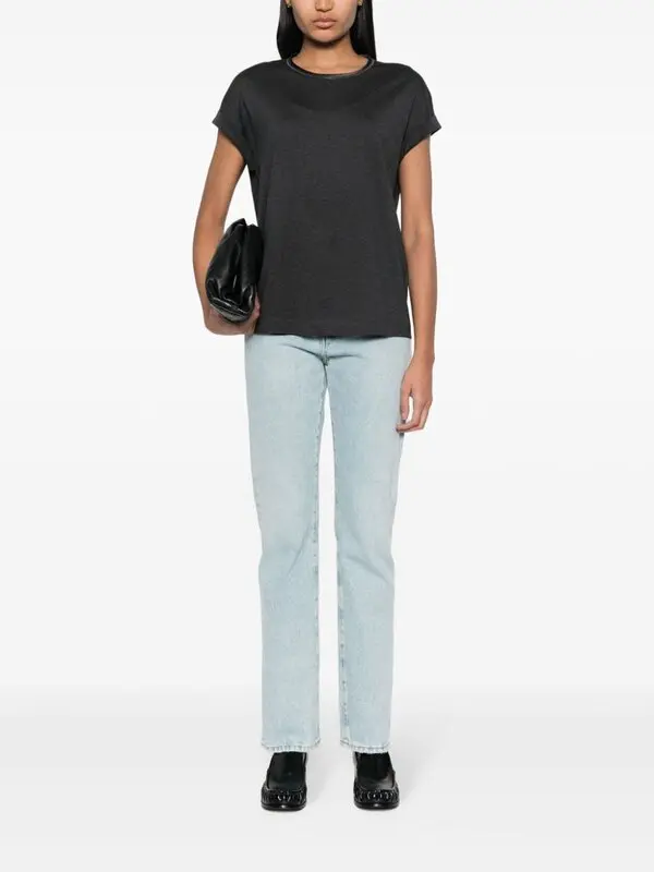 Brunello Cucinelli Keyhole-detail T-shirt