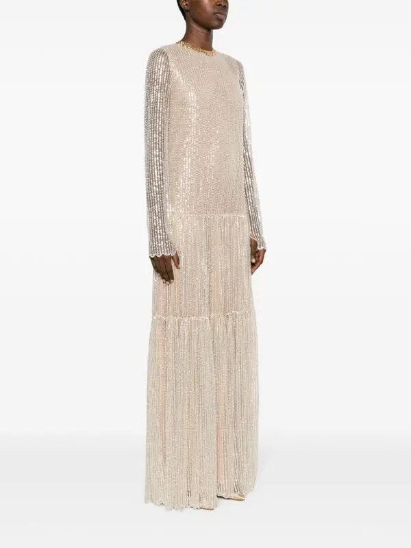 Giambattista Valli Tiered Sequinned Gown