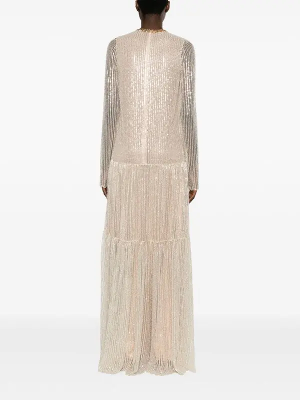 Giambattista Valli Tiered Sequinned Gown