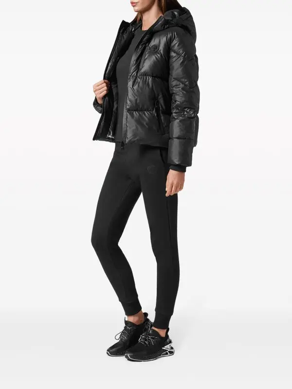PLEIN SPORT Logo-print Puffer Jacket