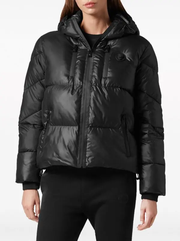 PLEIN SPORT Logo-print Puffer Jacket
