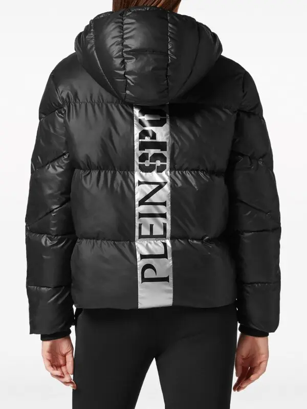 PLEIN SPORT Logo-print Puffer Jacket