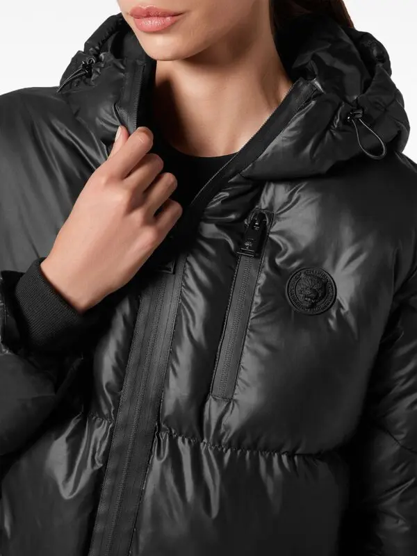 PLEIN SPORT Logo-print Puffer Jacket